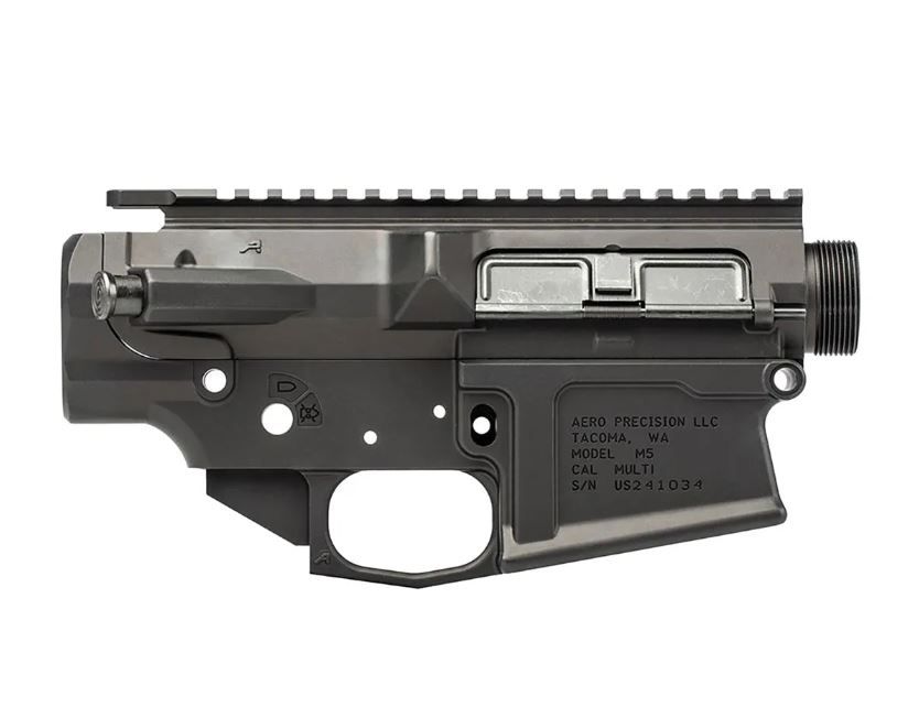Aero Precision M5 308 Stripped Receiver Set Black