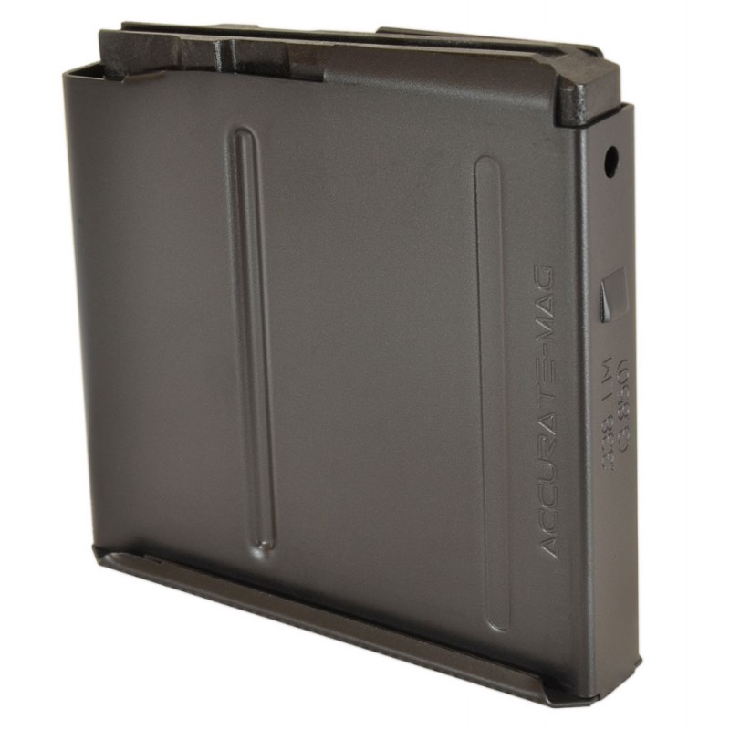 Accurate AICS Detachable Magazine 338 Lapua Steel (5-Round)