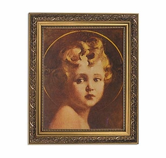 Chambers art Framed and matted Child Jesus Light of the world print ...