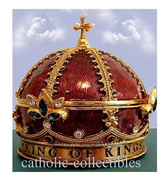 King of Kings Lord of Lords Crown Rosary Box