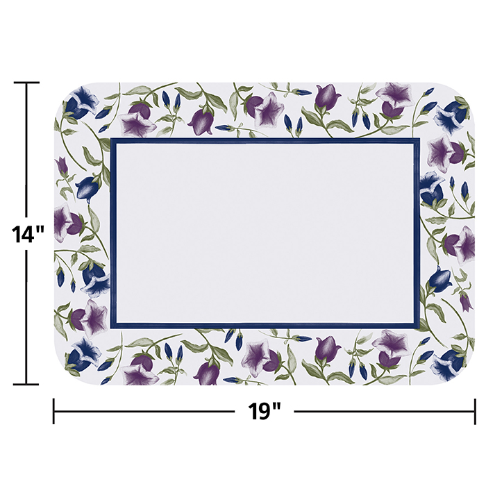 Bulk Trumpet Border 15" x 20" Traymat | 1,000 / pkg, 1 pkg / case