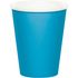Bulk Turquoise 9 oz Hot & Cold Cups - 24 / pkg, 10 pkgs / case