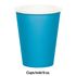 Bulk Turquoise 9 oz Hot & Cold Cups - 24 / pkg, 10 pkgs / case