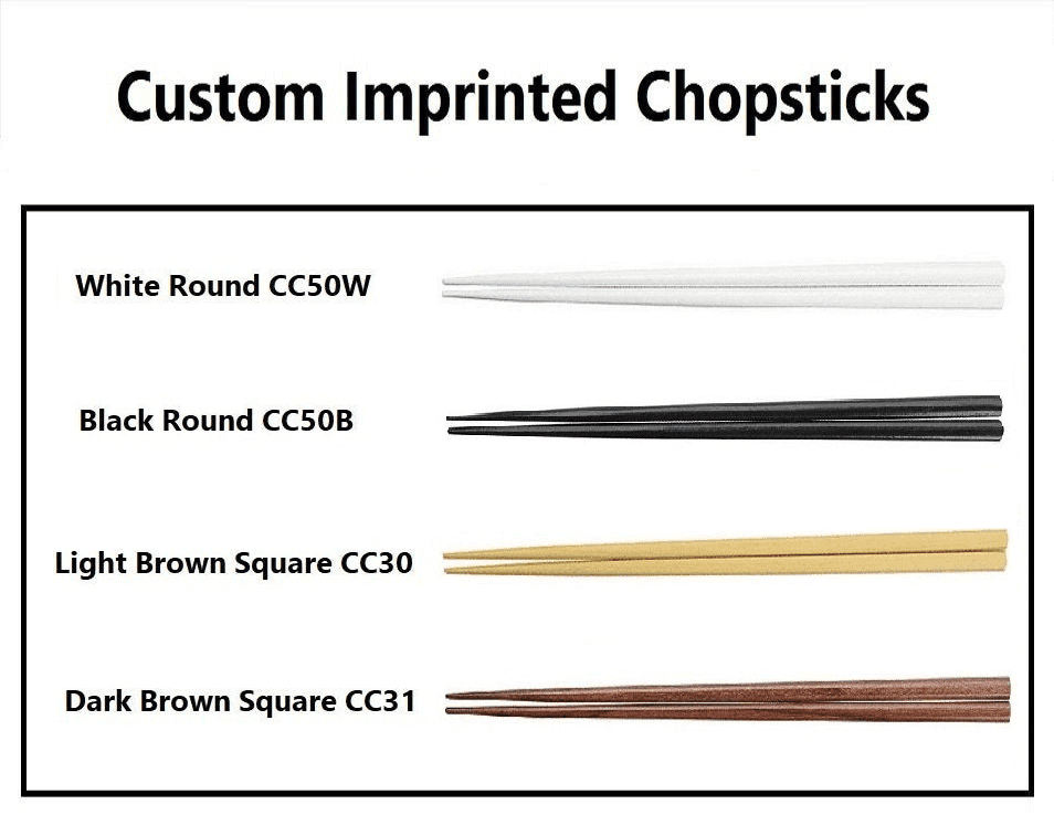 Personalized Chopsticks, Custom Imprinted Chopsticks
