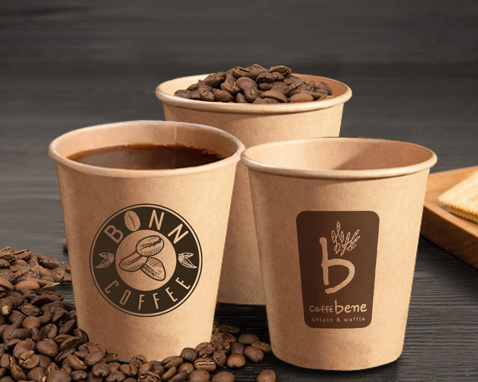 4 oz. Custom Printed Disposable Paper Coffee Cups