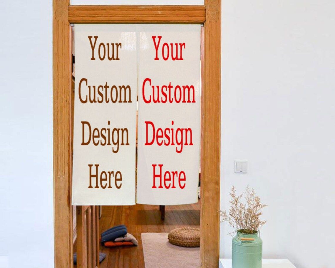 Custom Printed Japanese Noren