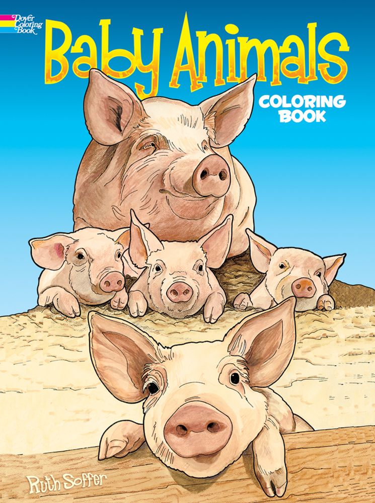 Cute Cartoon Baby Animals Coloring Pages
