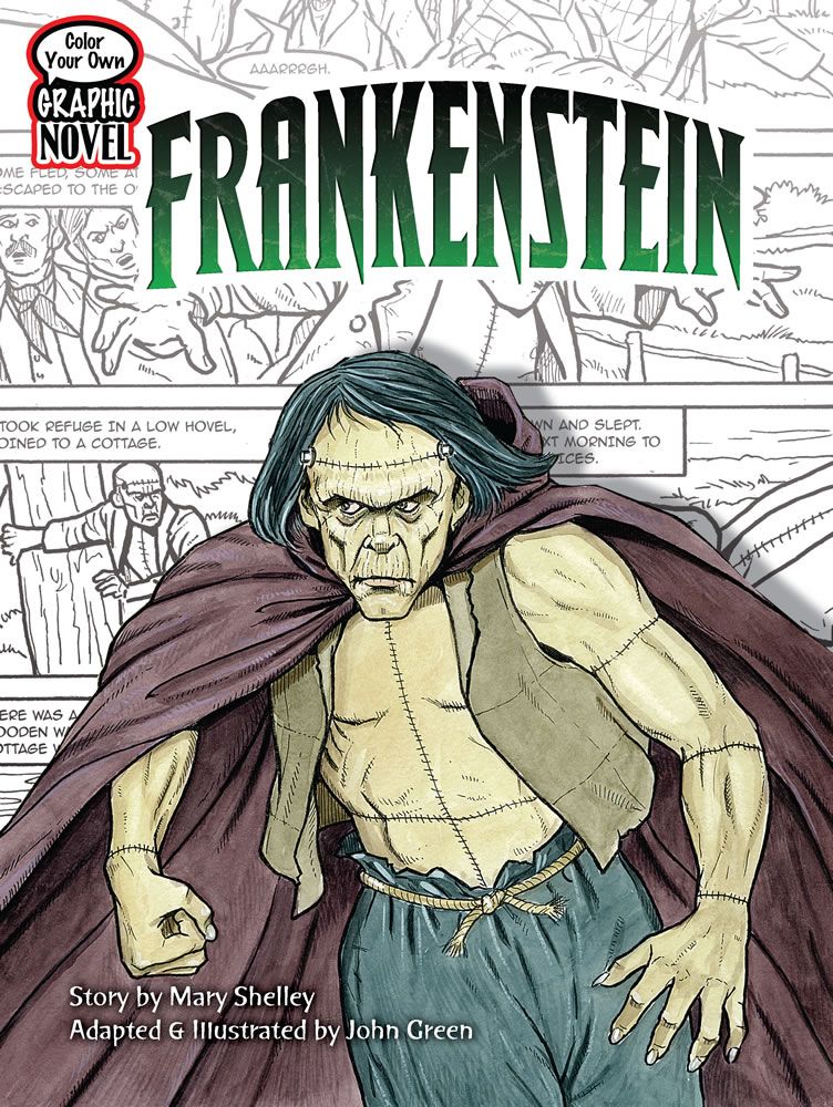 Frankenstein Book Cover Dover Thrift