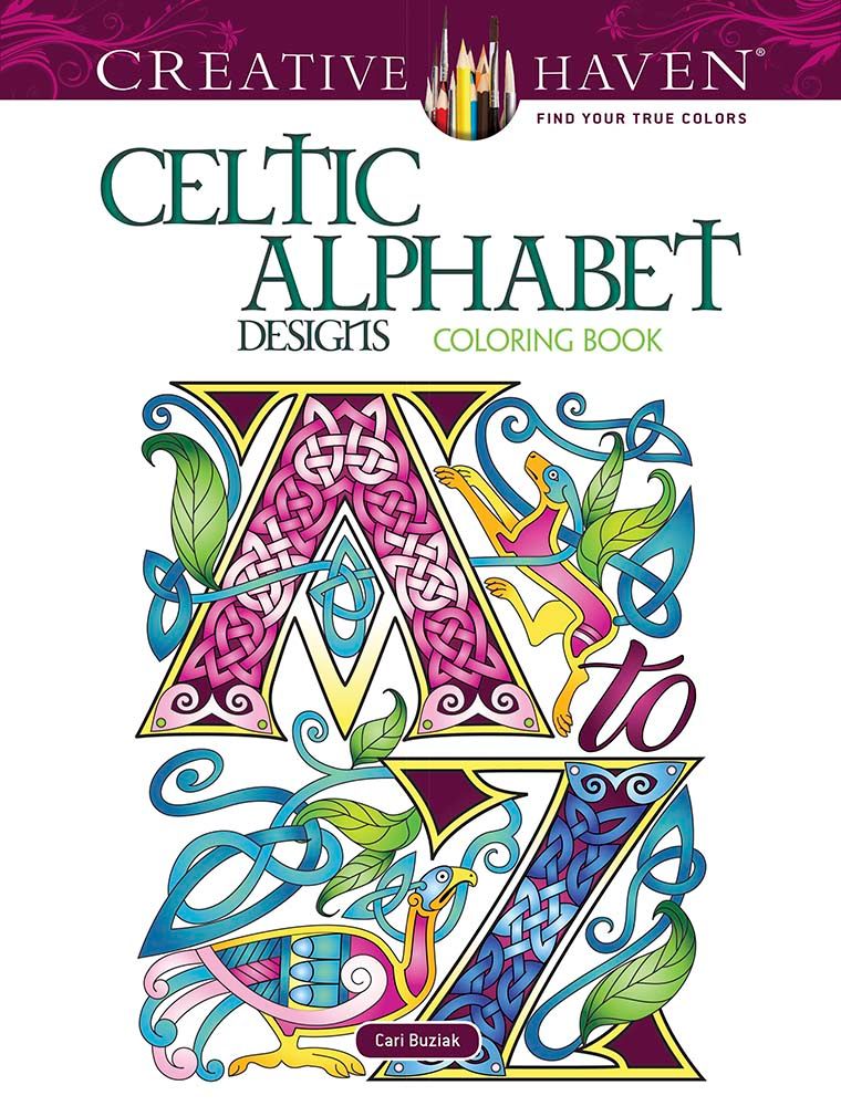 Celtic Letter Coloring Pages
