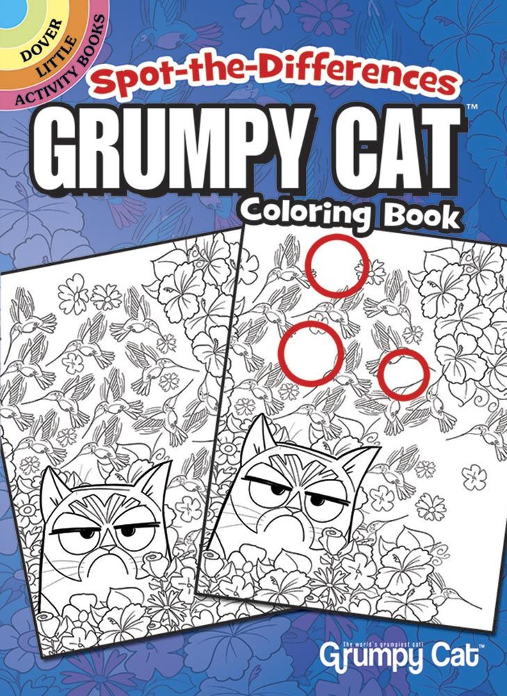 Grumpy Cat Coloring Page
