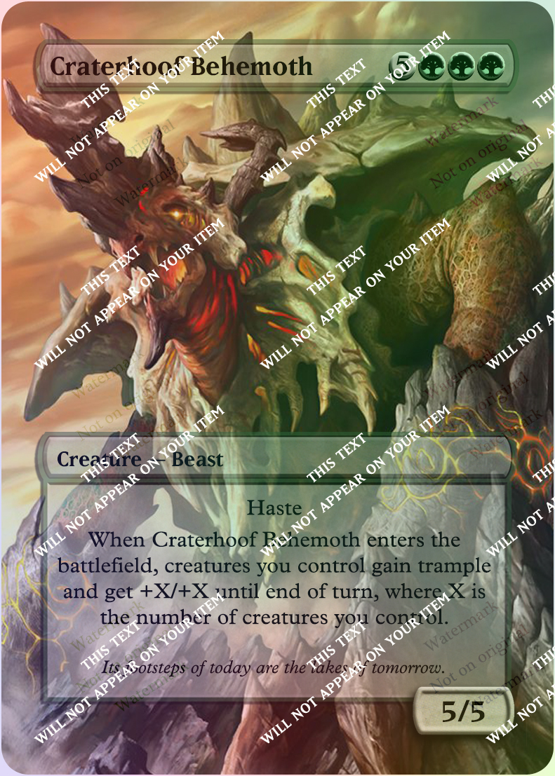 Craterhoof Behemoth Alter