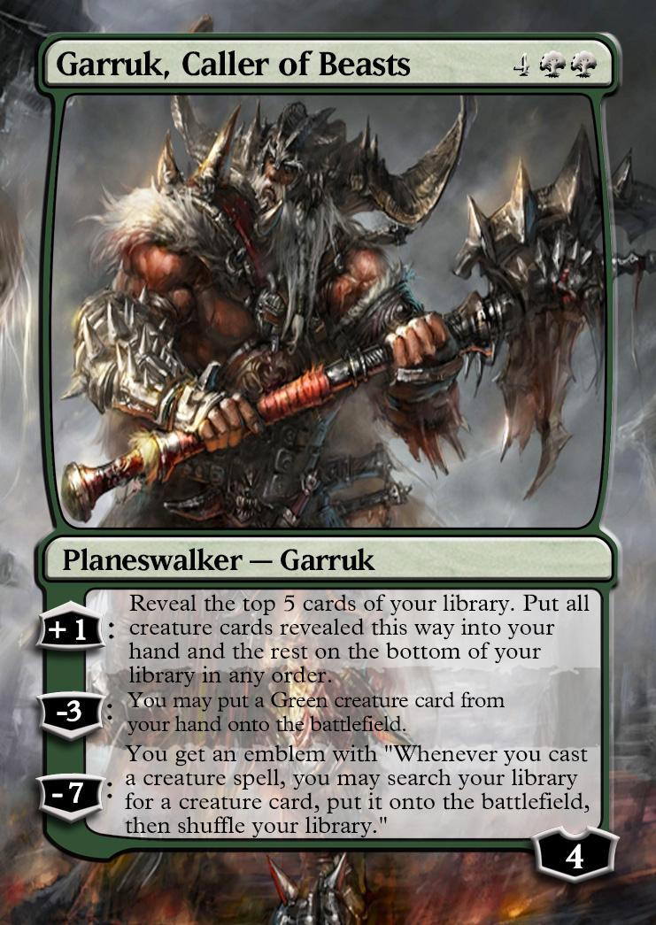 Garruk Caller Of Beasts Wallpaper