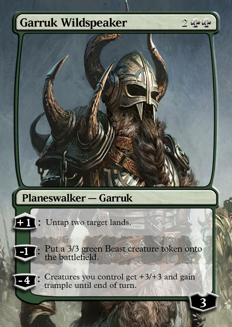 Garruk Wildspeaker Art