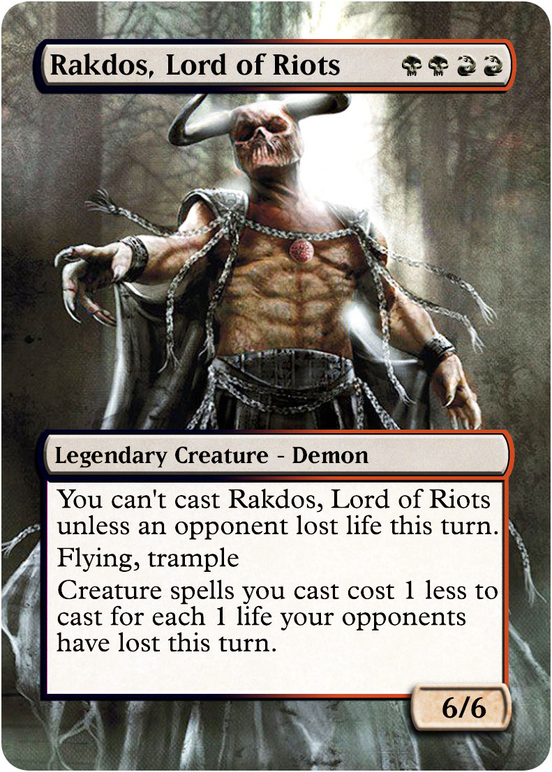 Rakdos Lord Of Riots Full Art