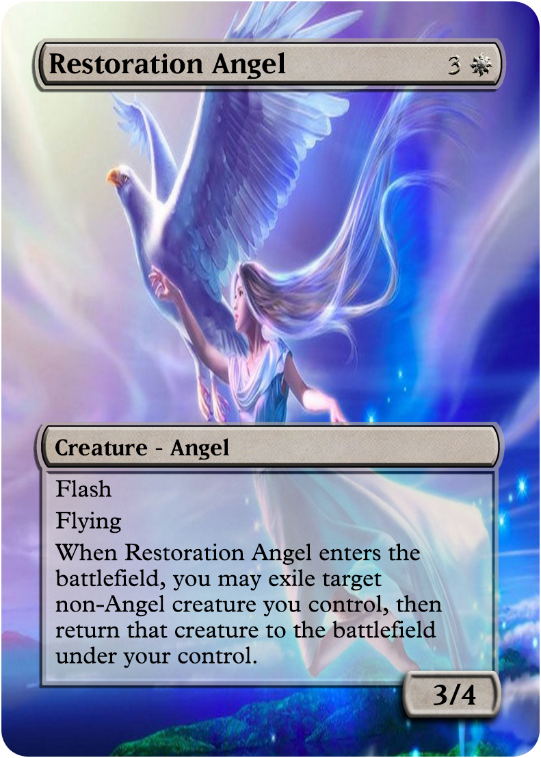 Restoration Angel Altered Art