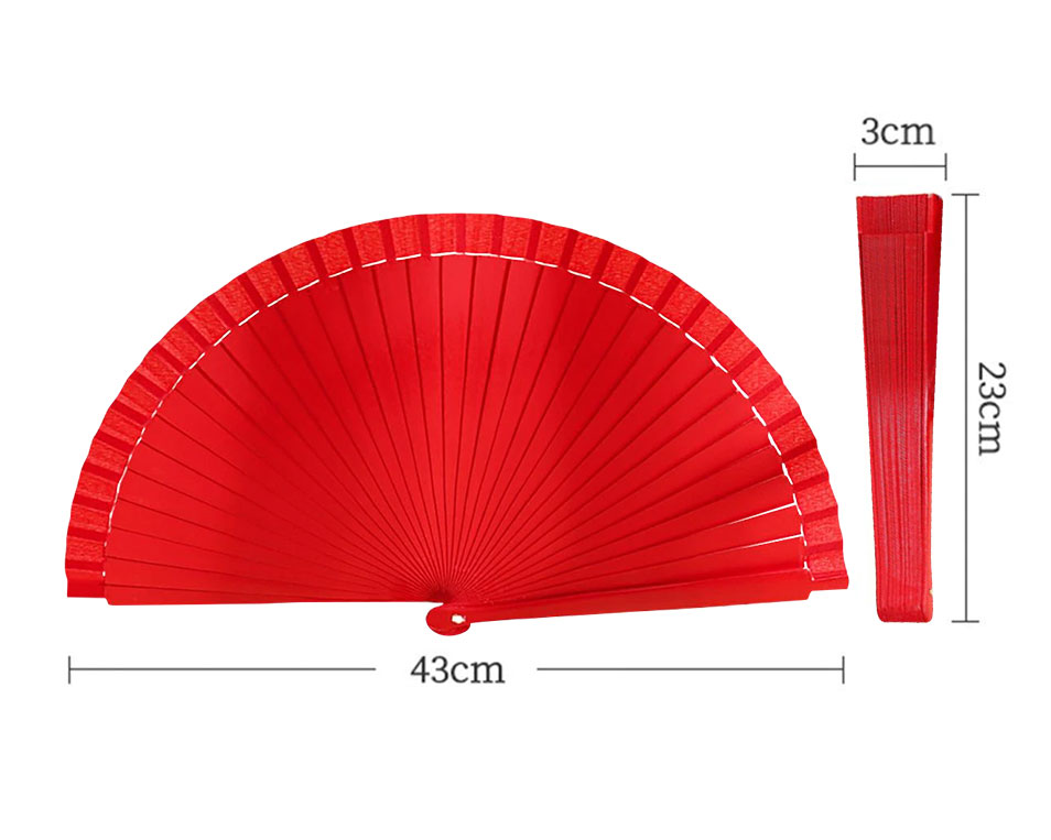 Solid Color Spanish Hand Fans