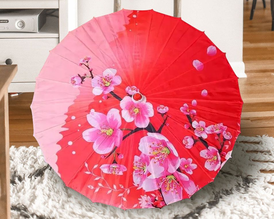 Personalized Paper Parasol Umbrellas (Full-Color)