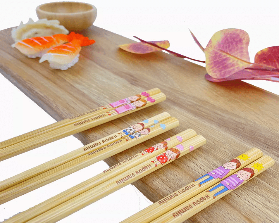 Happy Family Chopsticks (Set of 4 Pairs)