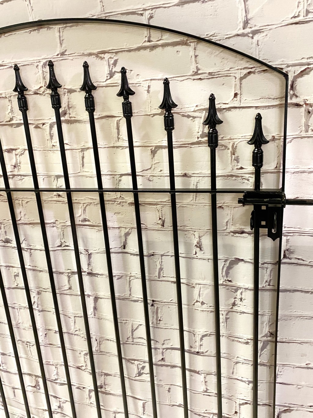 4't x 4'w All Spear Single Wrought Iron Handmade Band Gate - 4' Tall ...