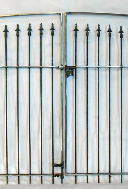 All Spear 4't x 10'w Wrought Iron Driveway Gate - 4' Tall Wrought Iron ...