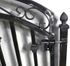 Barrington Metal Entryway Garden Gate - 36"w x 36"t - 3' Tall Wrought ...