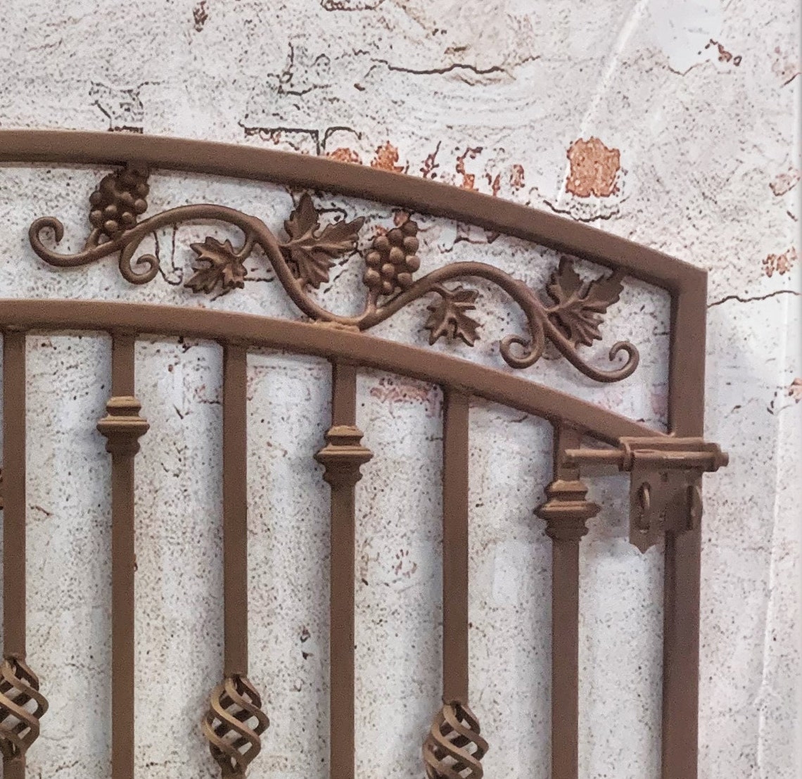 Big Metal Concord Select 48"w x 72"t Grape & Ivy Entry Gate - Entry ...