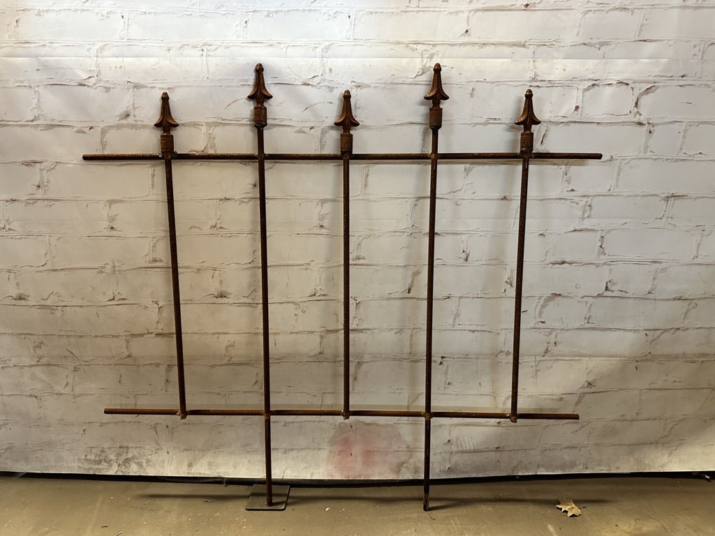 Victorian Metal Wrought Iron Fence - Yard Lawn Fencing - Wrought Iron ...