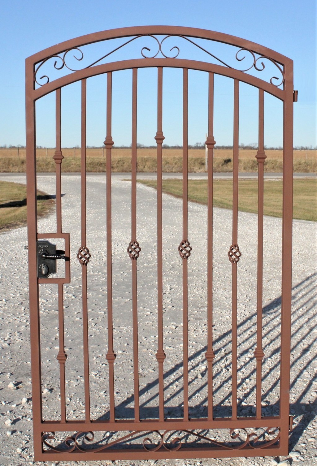 Lever Lock for Handmade Secure Metal Gates - Wrought Iron Metal Posts ...