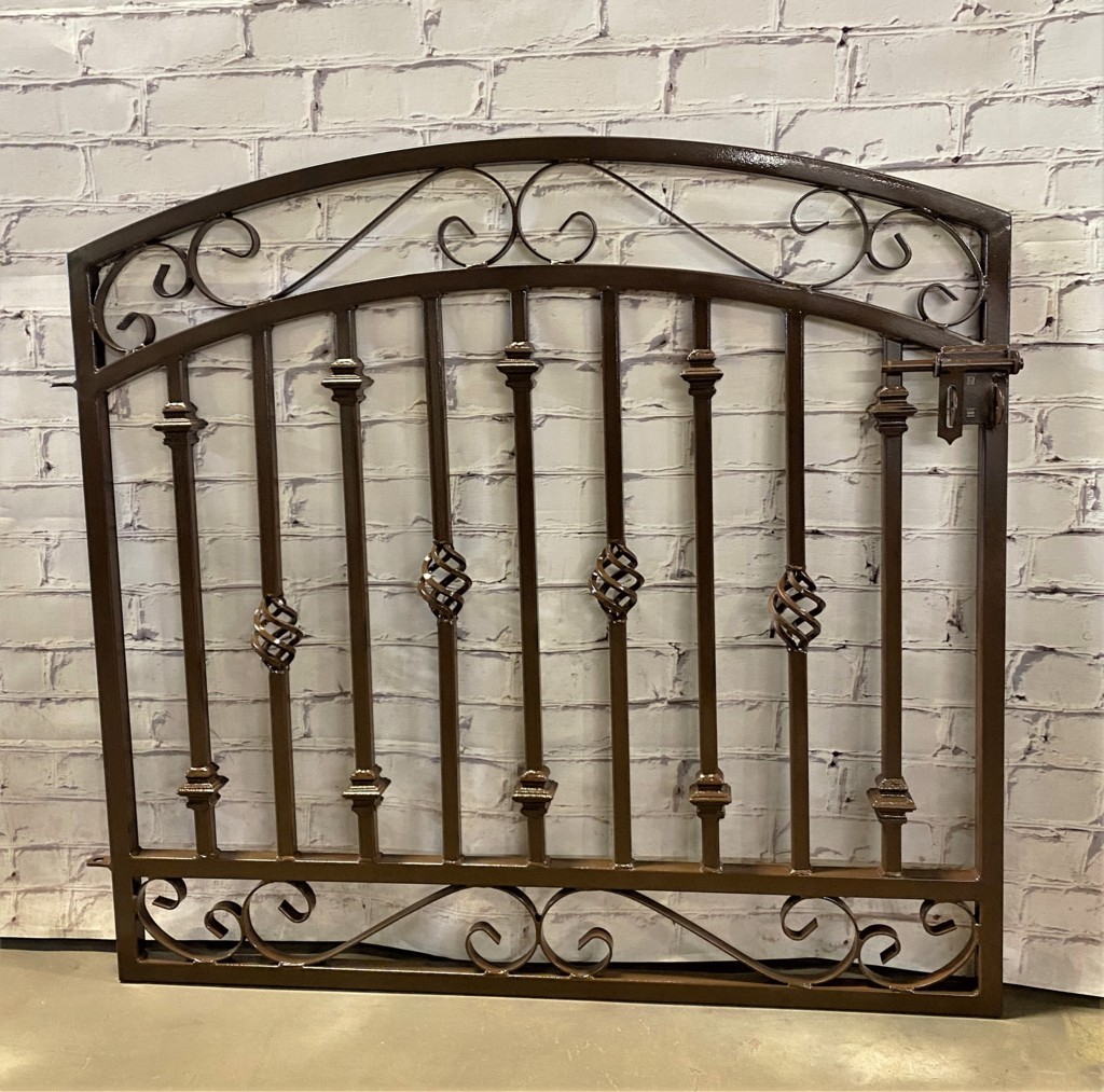 Metal Arched Top 36"t x 42"w Wilmington Entrance Gate - Entry Gates ...