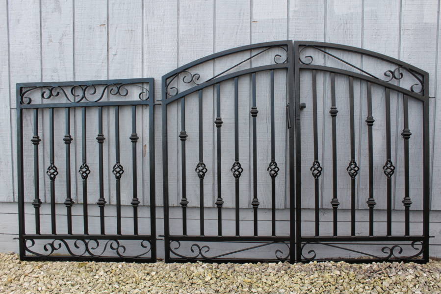 Metal Ornate Wilmington Rectangle Gate 42" tall X 36" wide - 3' Tall ...