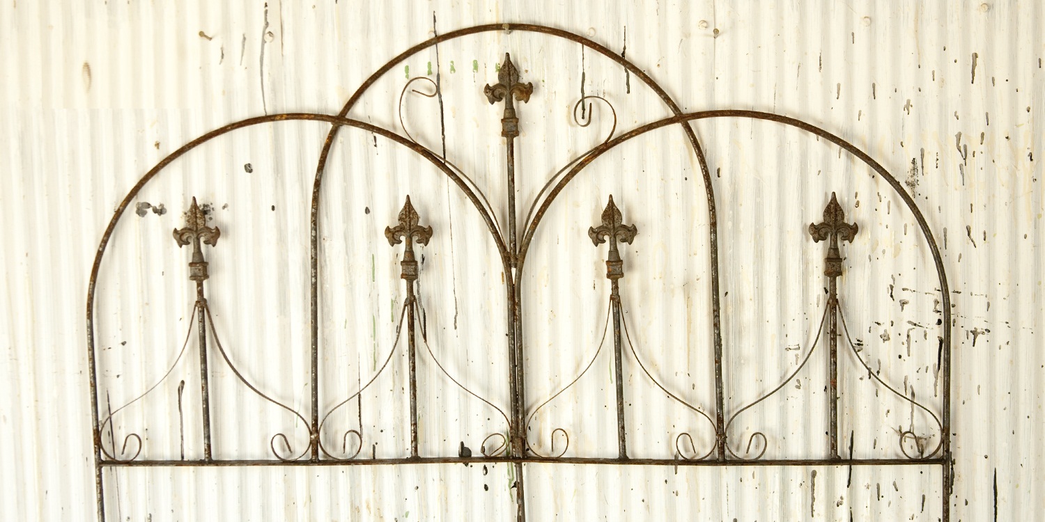 Mountain Garden Border Fence - Iron - Decorative Edging - Wrought Iron ...