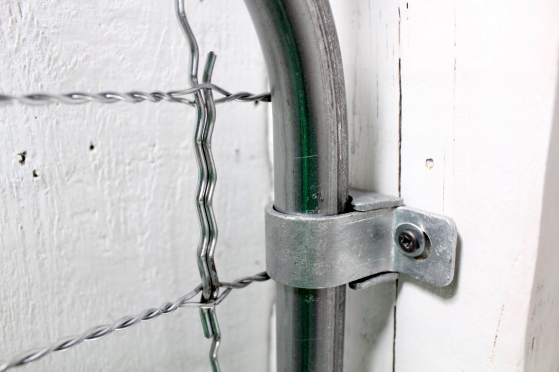 Ornamental Woven Fence Gate - Galvanized Metal 36"t x 48"w - 3ft Tall ...