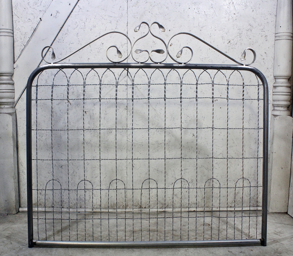 Ornamental Woven Fence Gate - Galvanized Metal 36"t x 48"w - 3ft Tall ...