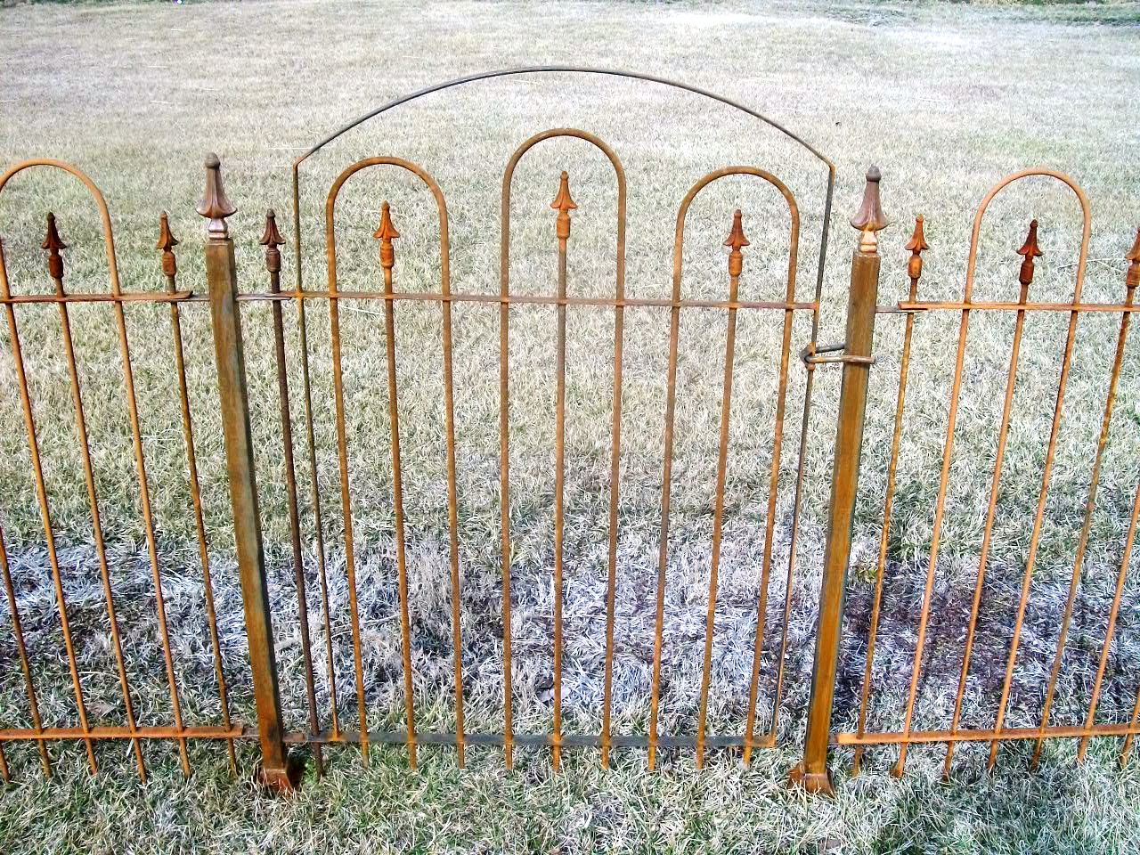 Relic Metal Gate Wrought Iron - 4 ft Tall - 4' Tall Wrought Iron ...