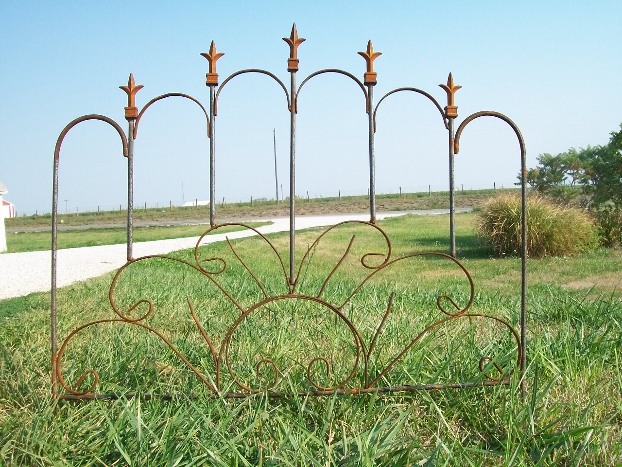 Wrought Iron Border Fence Garden