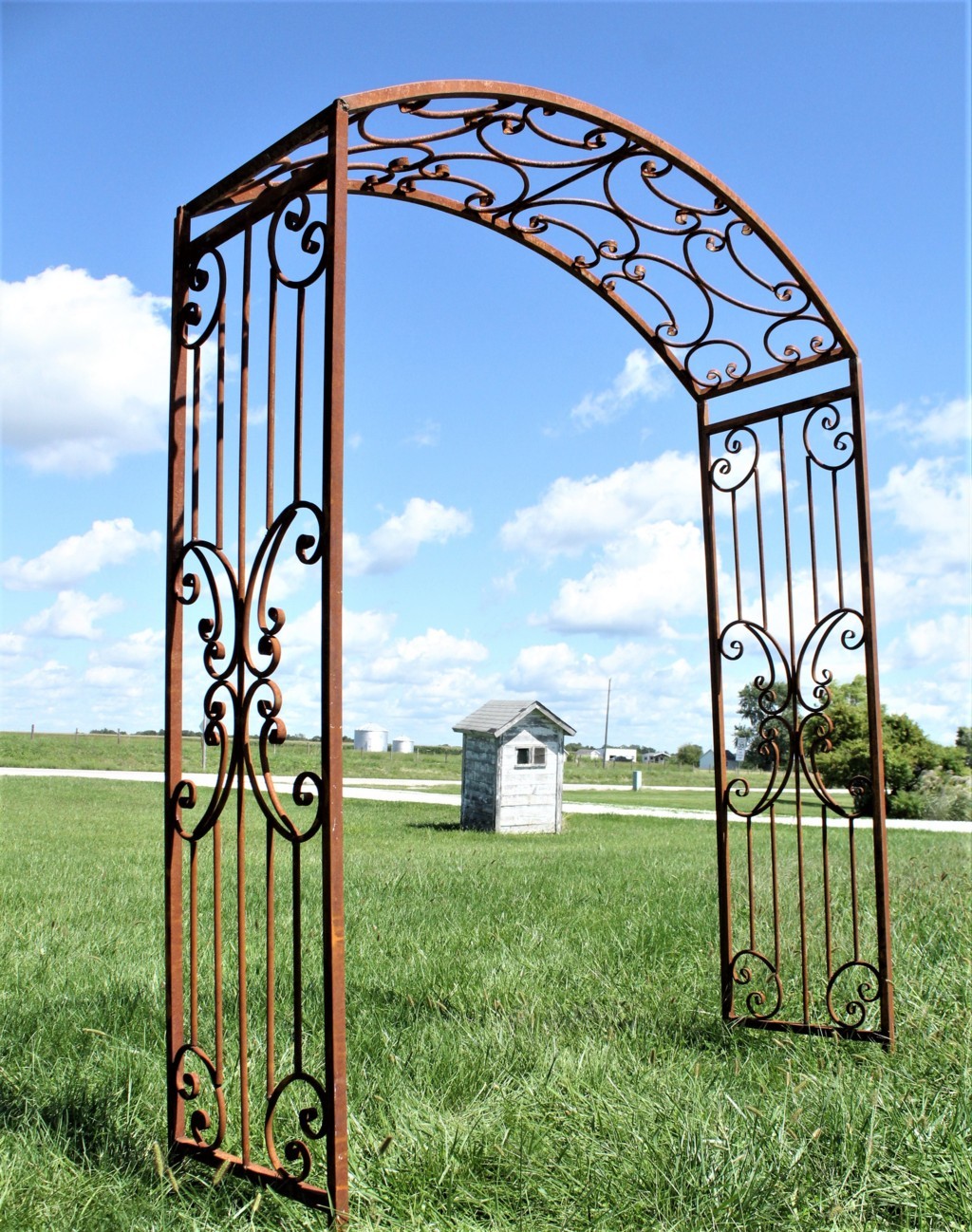 Wrought Iron Curvy Archway Riverton Arbor - Metal Arbors & Wrought Iron ...