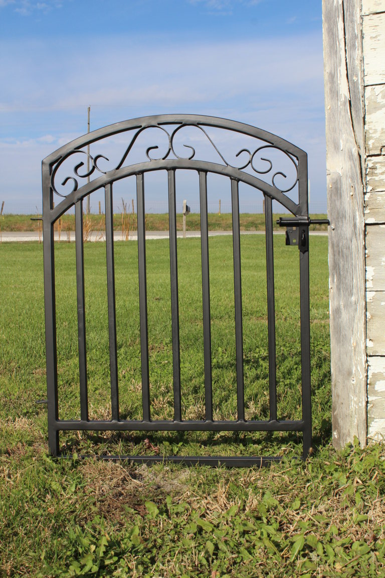 Wrought Iron Delavan Entry Gate 4ft x 4ft - Entry Gates & Fencing Gates