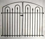 4' Tall Wrought Iron Fencing & Gates - Home
