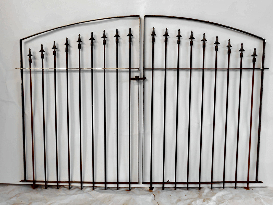 Wrought Iron Gate Antique Style - 4' Tall x 6' Wide - Relic Gates - 4 ...
