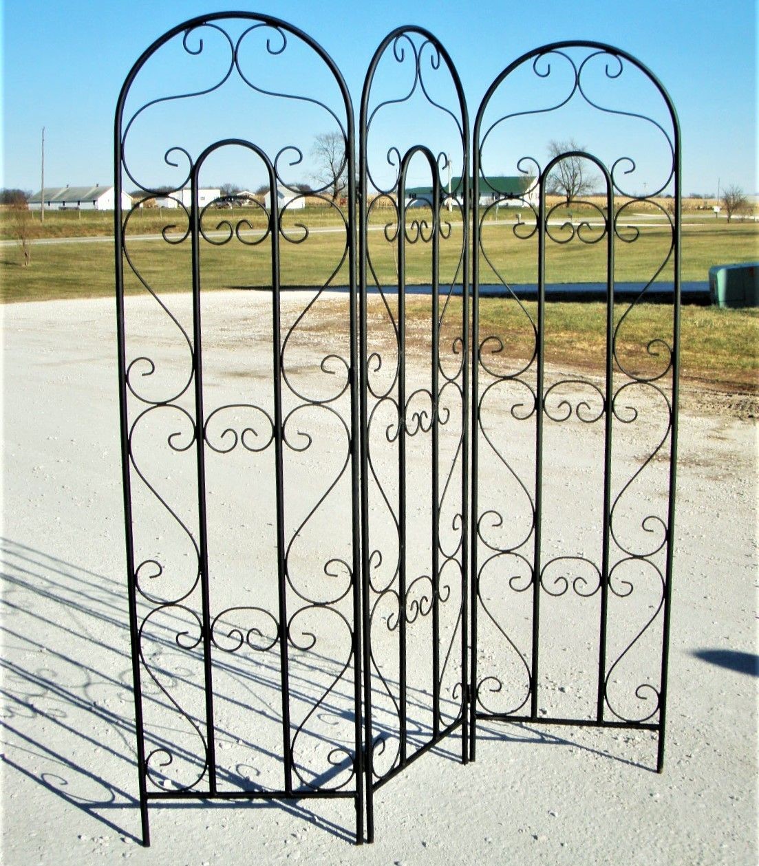 Wrought Iron Privacy Gates