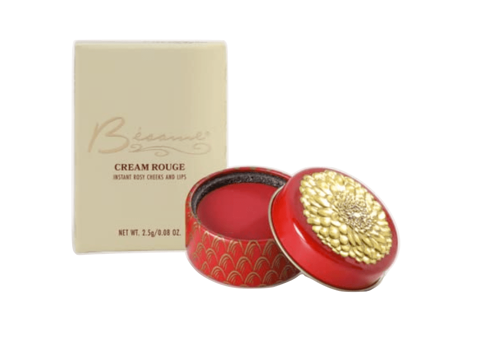 Besame Cosmetics Crimson Cream Rouge 1938