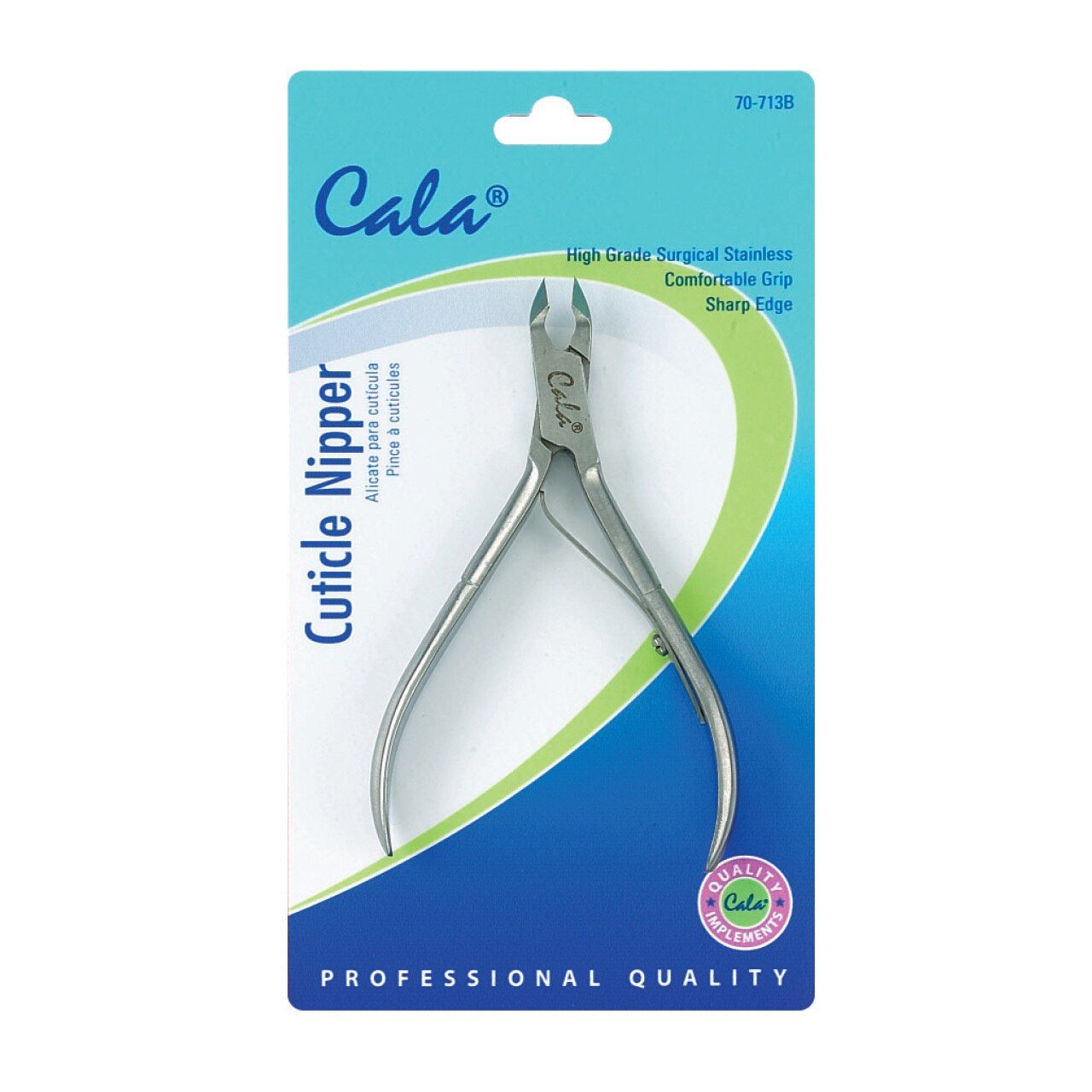 Cala Professional cuticle Nipper (1/2" JAW / SINGLE SPRING)