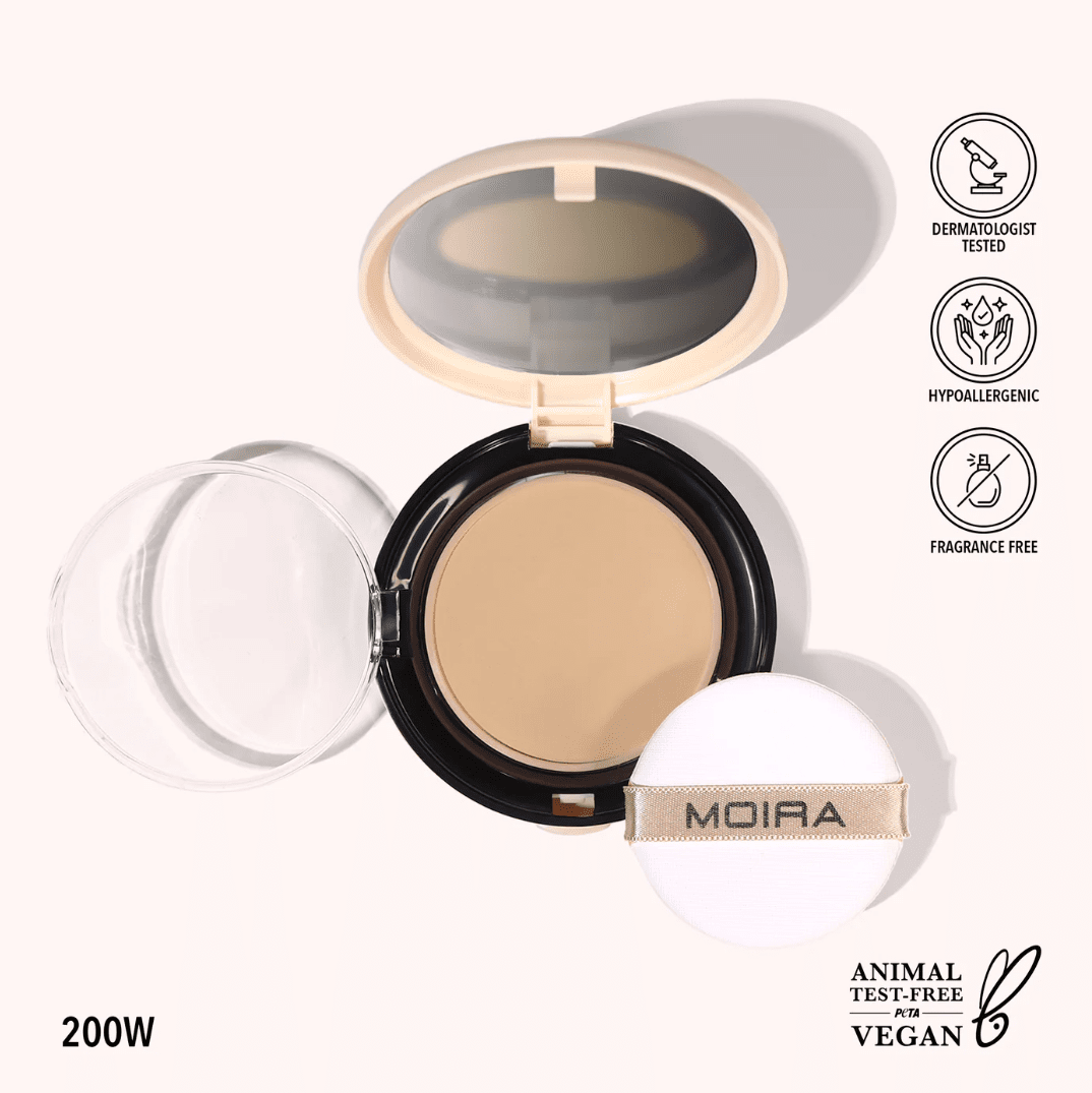 Moira Cosmetics Complete Wear Powder Foundation 200W - (CPF 200)