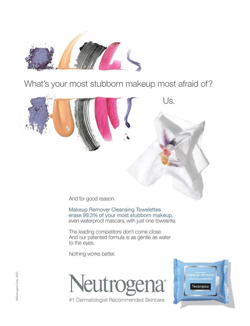 Neutrogena Makeup Remover Cleansing Towelettes Refill Pack (25 Count)