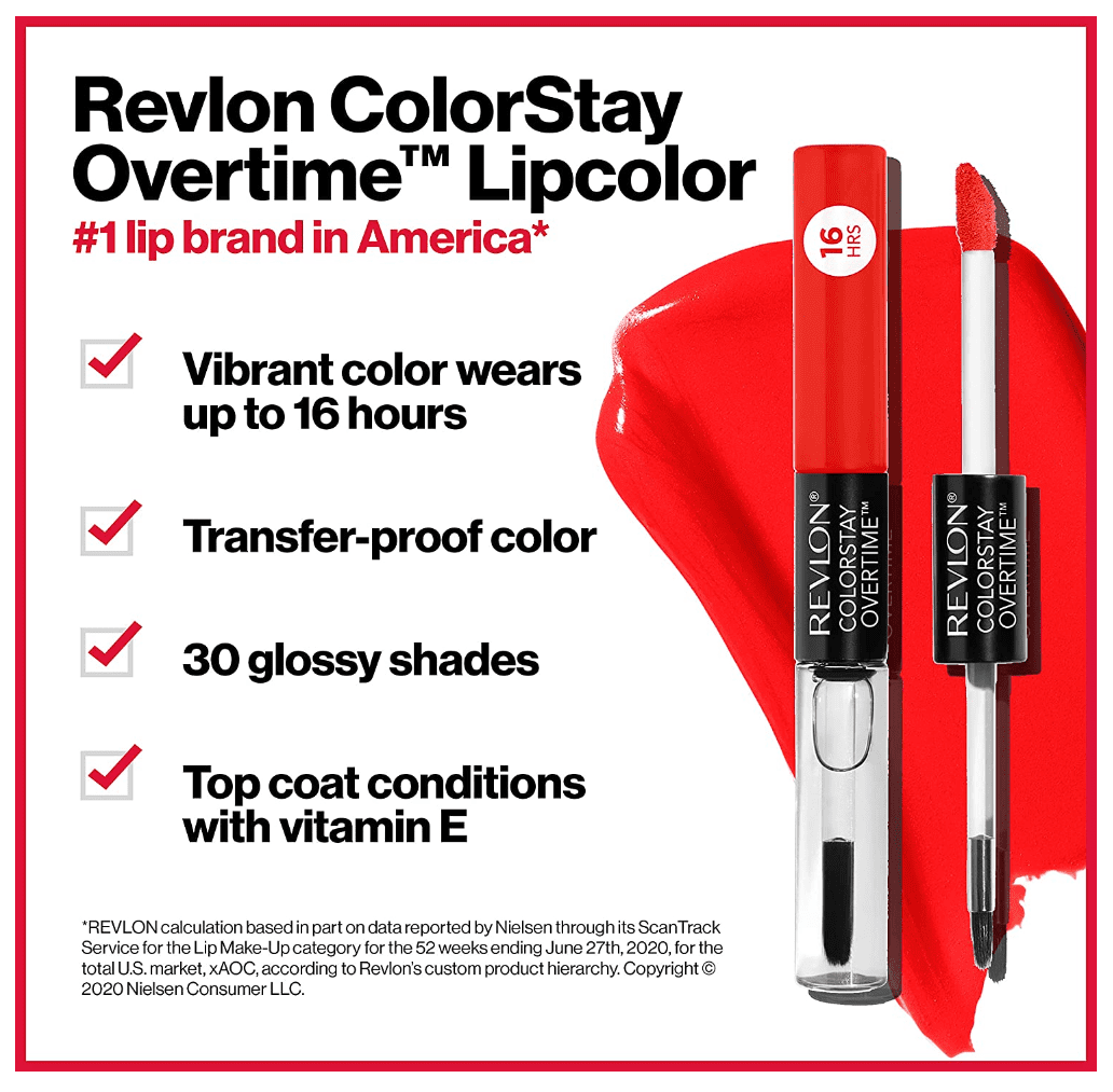 Revlon ColorStay Overtime Lip Color, Neverending Purple (520)