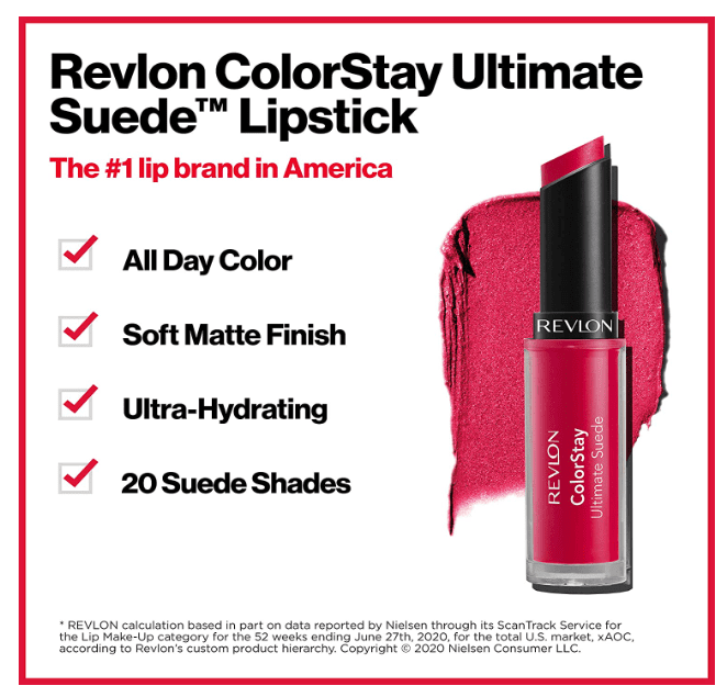 REVLON COLORSTAY ULTIMATE SUEDE LIPSTICK - STYLIST 073