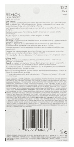 REVLON Lash Fantasy Waterproof Primer & Mascara, Black (122)