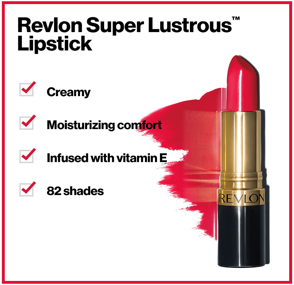Revlon Super Lustrous Lipstick, Ruby Attitude (782)