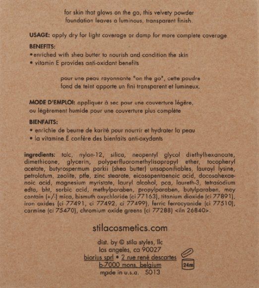 Stila Cosmetics Illuminating Powder Foundation 10 Watts