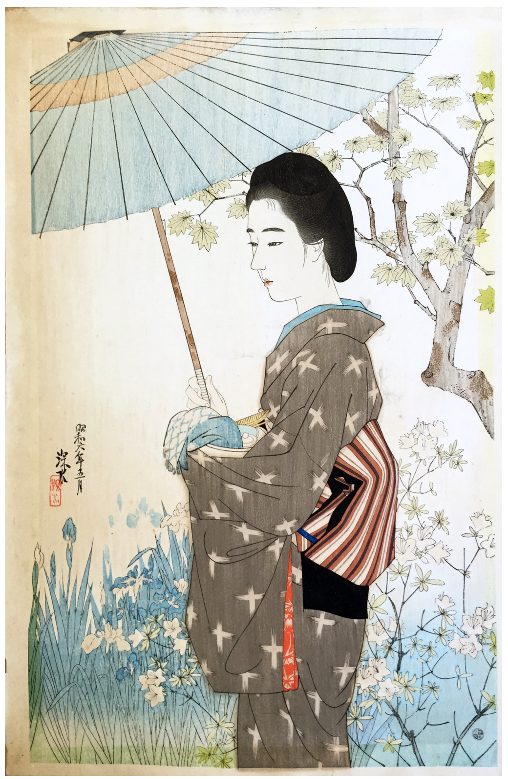 Early Summer Rain Ito Shinsui | Woodblock Prints World